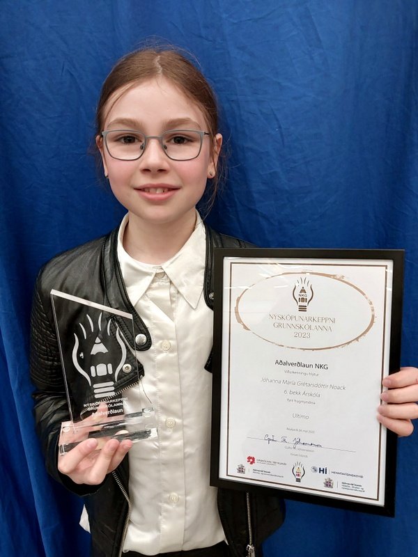 Króksari sigurvegari í Nýsköpunarkeppni grunnskólanna 2023 | Feykir.is